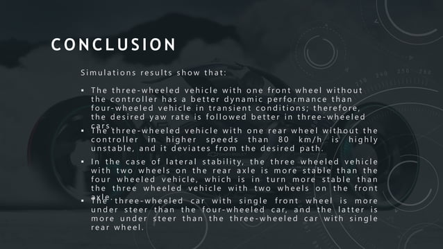 Stability of Three Wheeler Vehicles ppt. | PPT