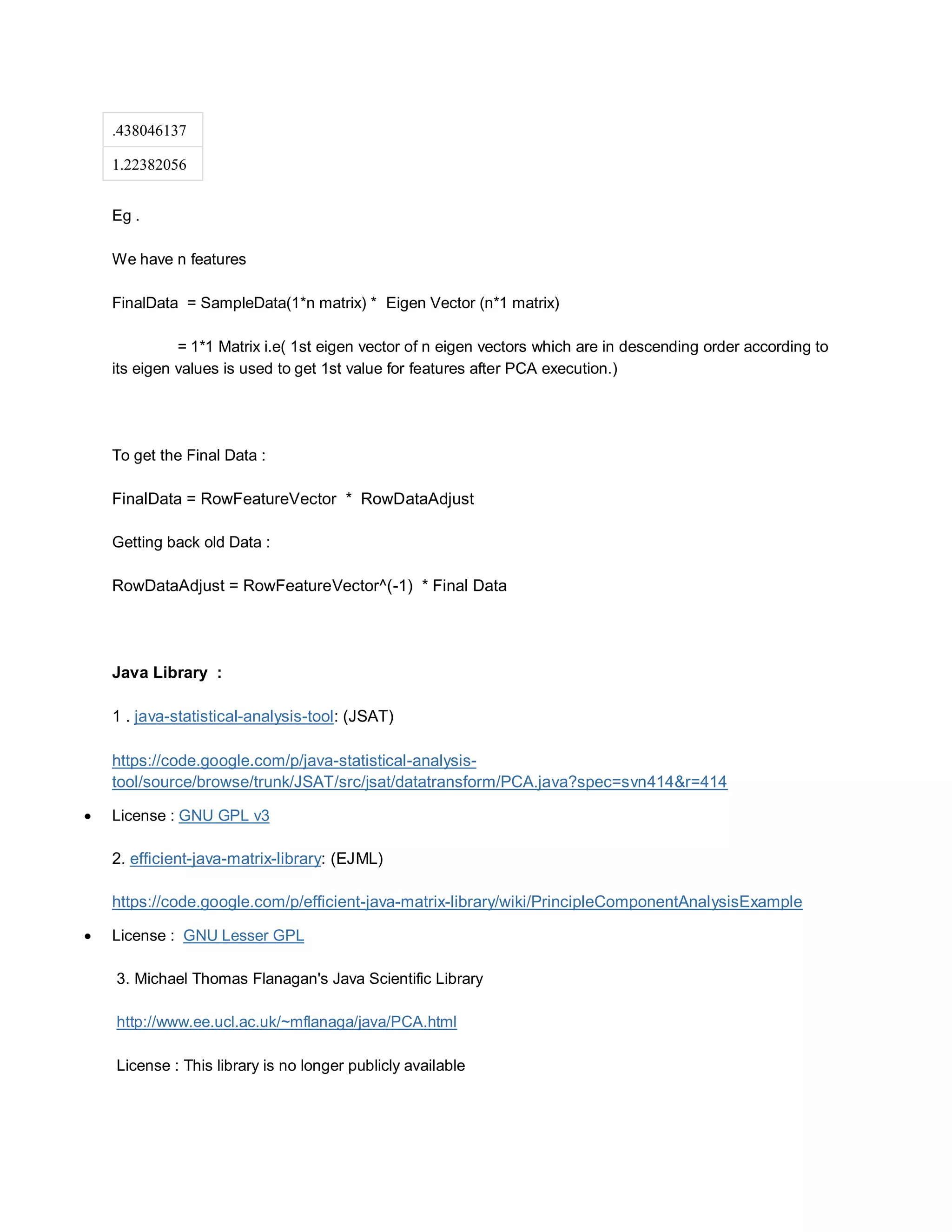 Principal Component Analysis(PCA) understanding document | PDF
