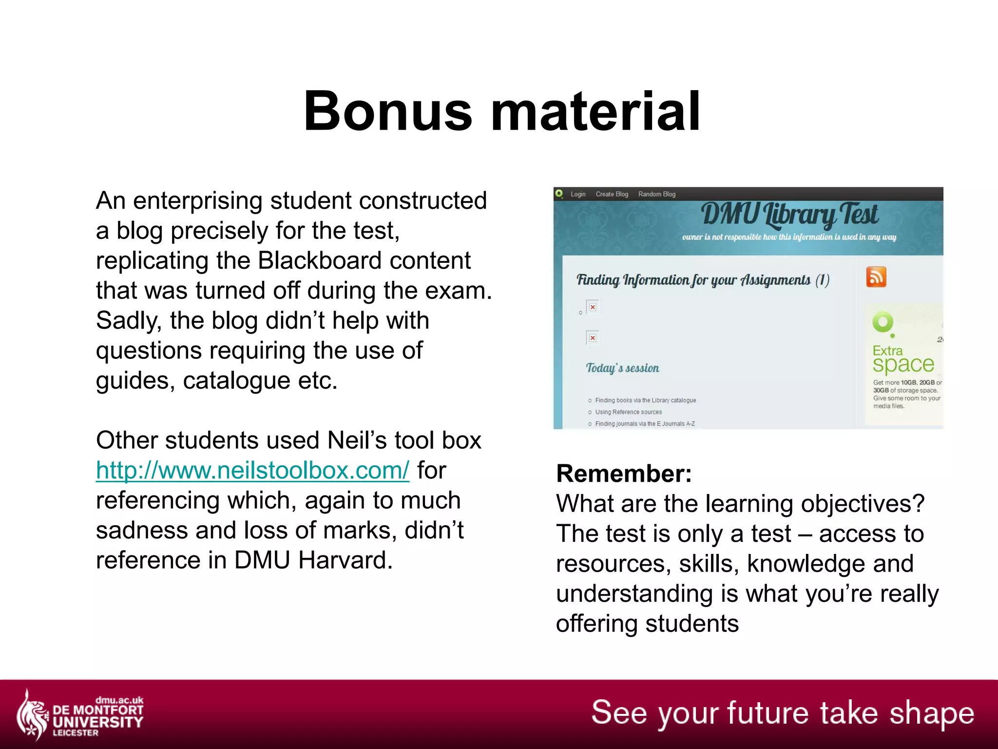 Curriculum based student assessment in libraries | PDF | Educational ...