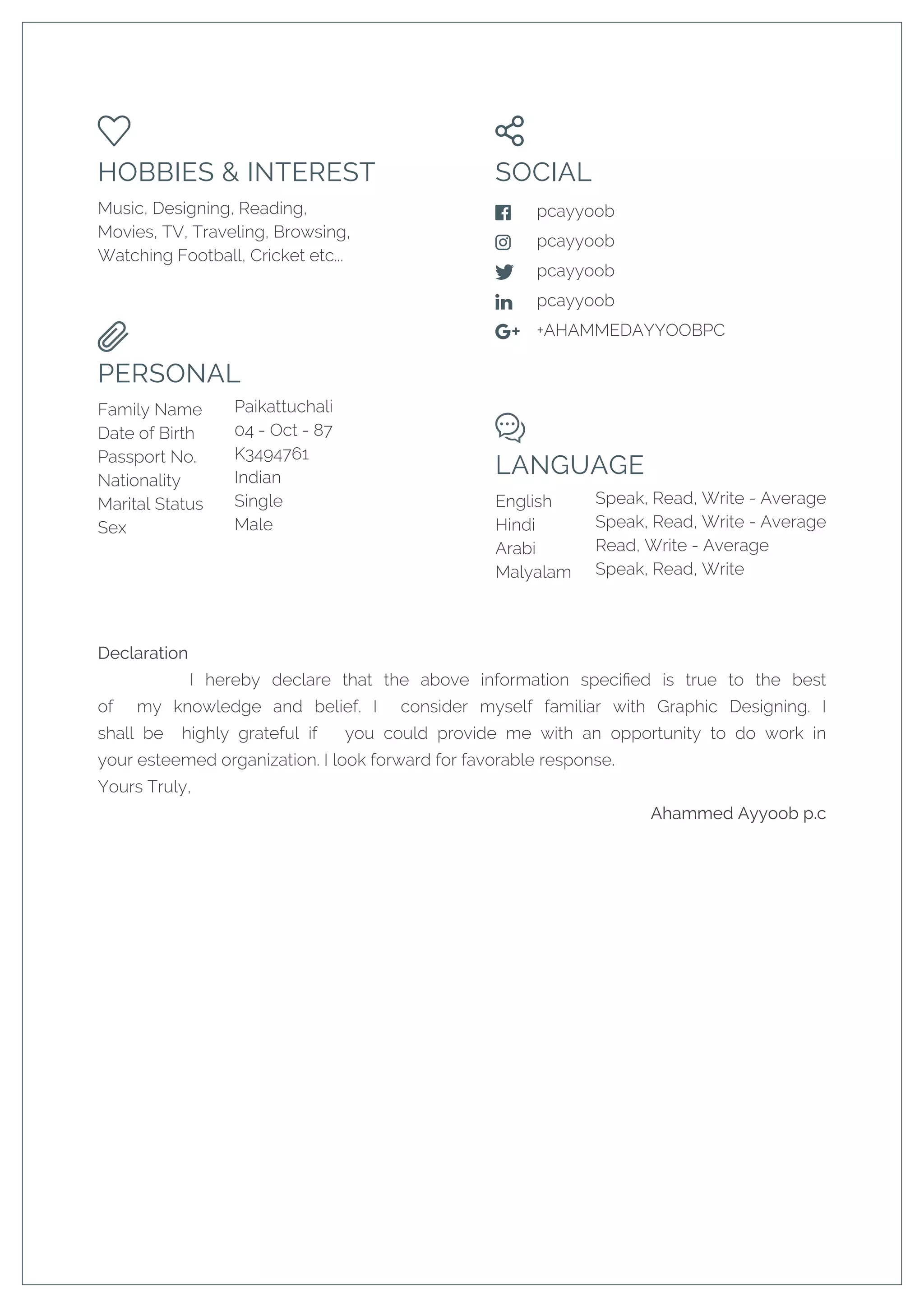 resume, cv, bio data | PDF