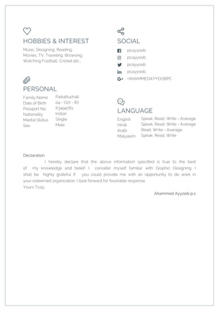 resume, cv, bio data | PDF