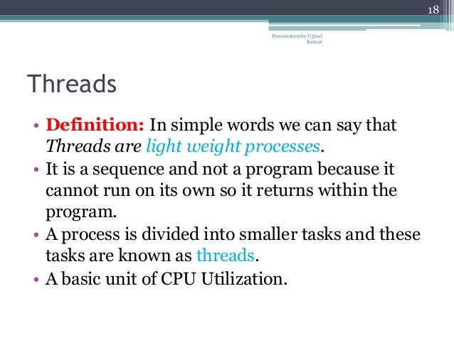 Process Control Block & Threads and Their Management