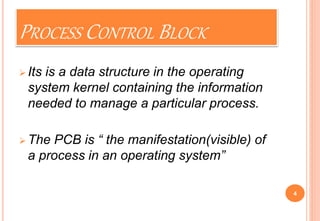 process control block | PPTX