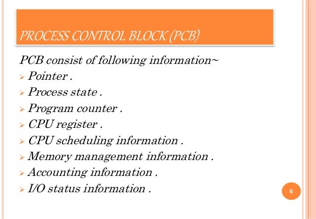 process control block