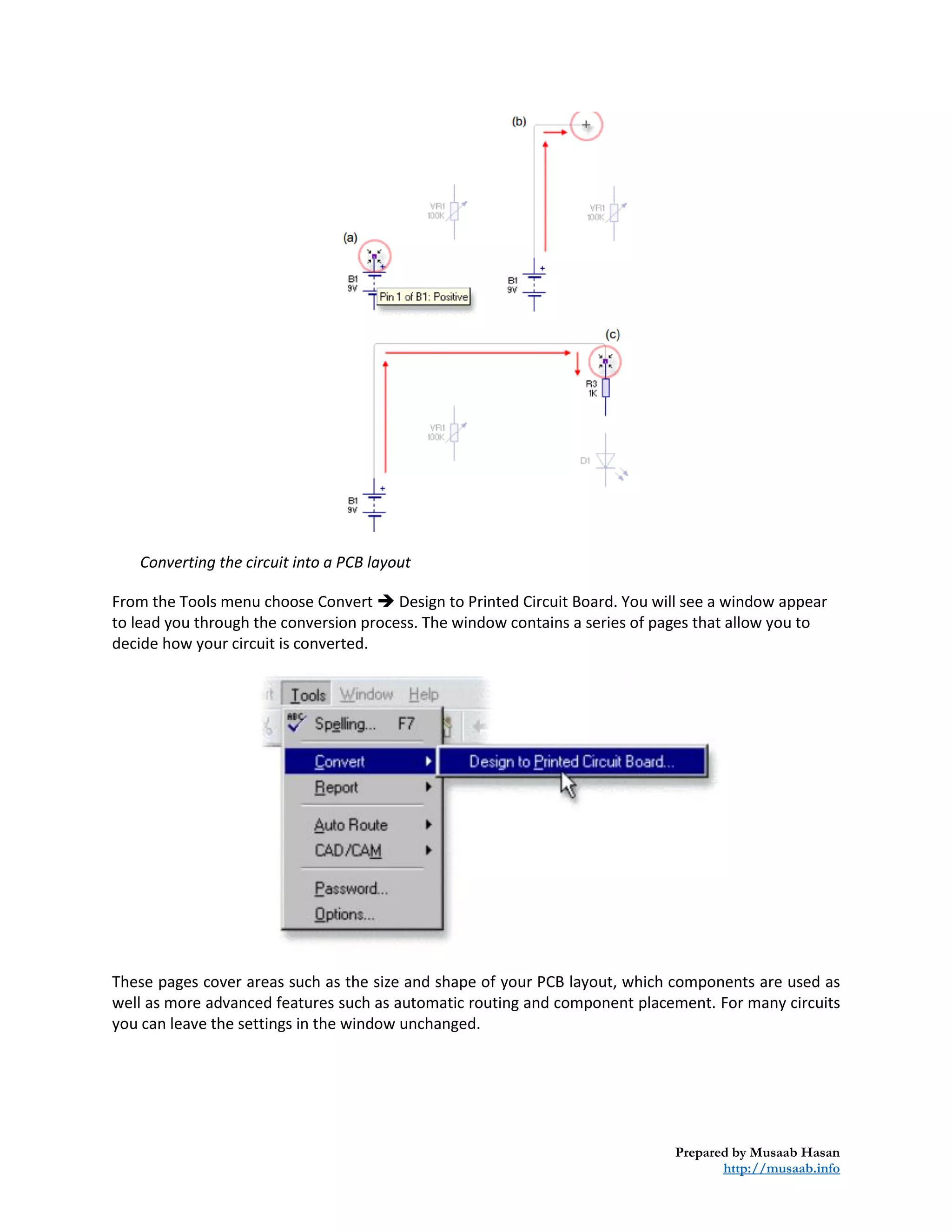 Using PCB wizard for PCB implementation | PDF