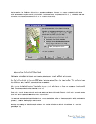 Using PCB wizard for PCB implementation | PDF