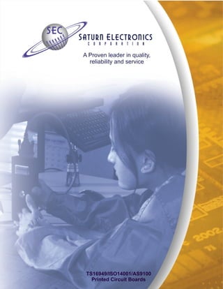 PCB Fabrication Manufacturer Corporate Brochure | PDF