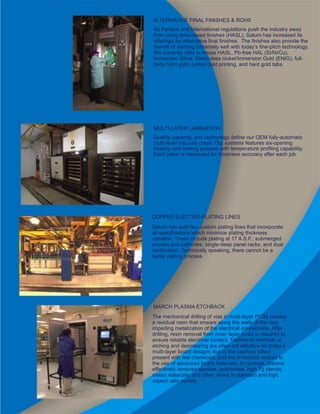 PCB Fabrication Manufacturer Corporate Brochure | PDF