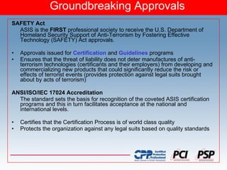 ASIS Board Certification | PPT