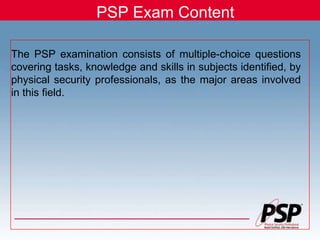 ASIS Board Certification | PPT
