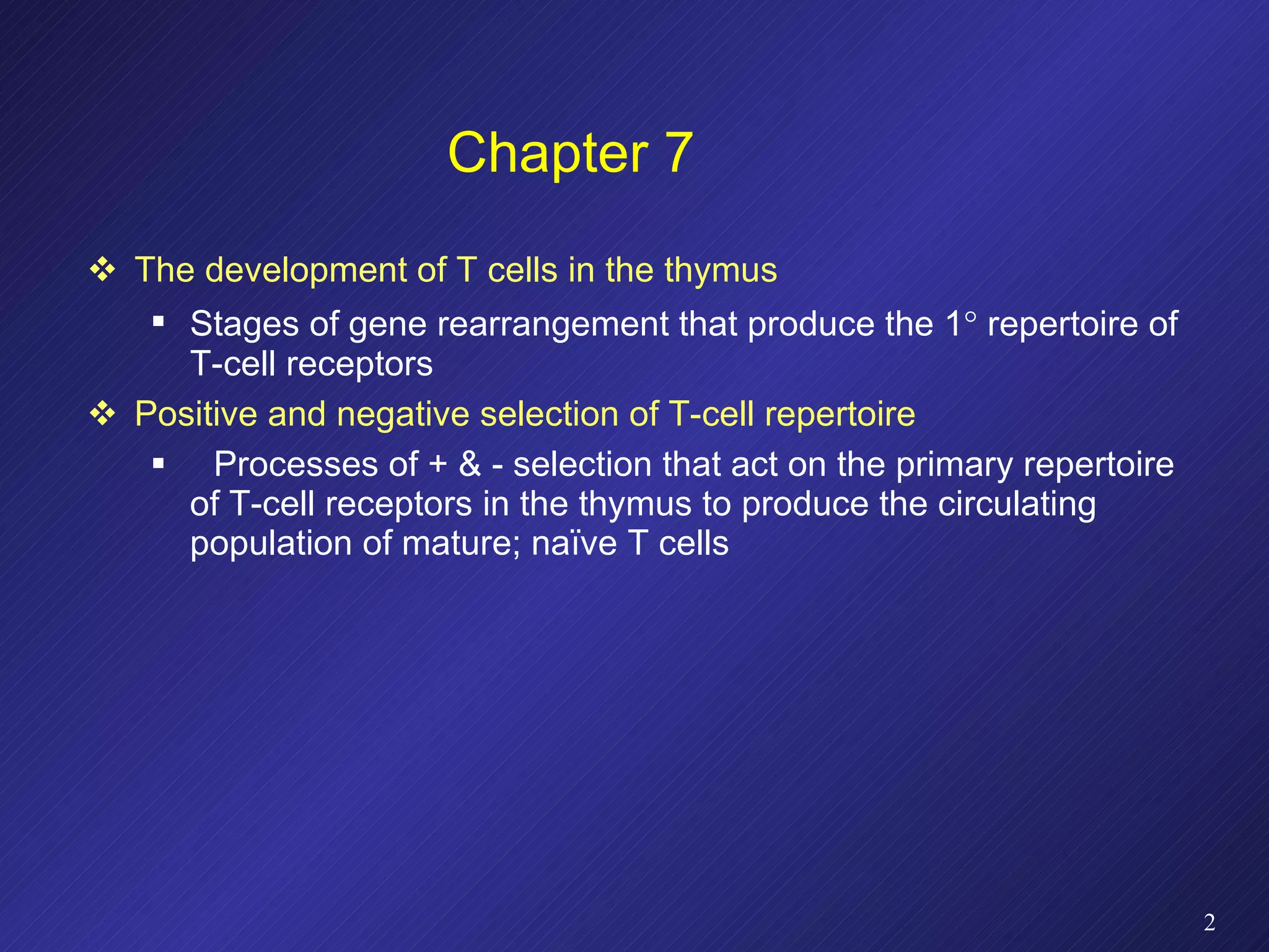 Immunology Chapter 7 | PPT