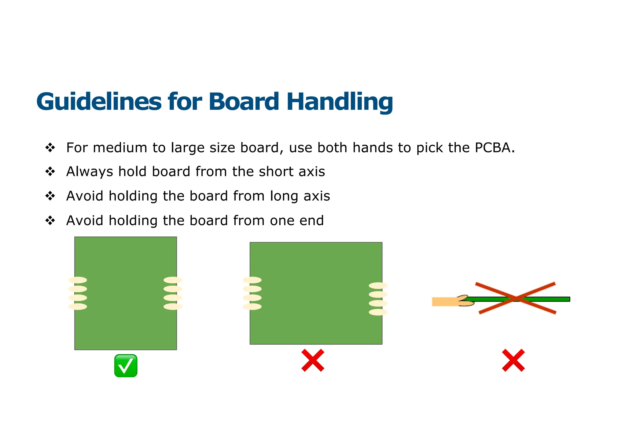 PCB Assembly Handling Good Practices Learning | PDF