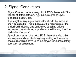Analog Design Considerations in PCB. | PPT