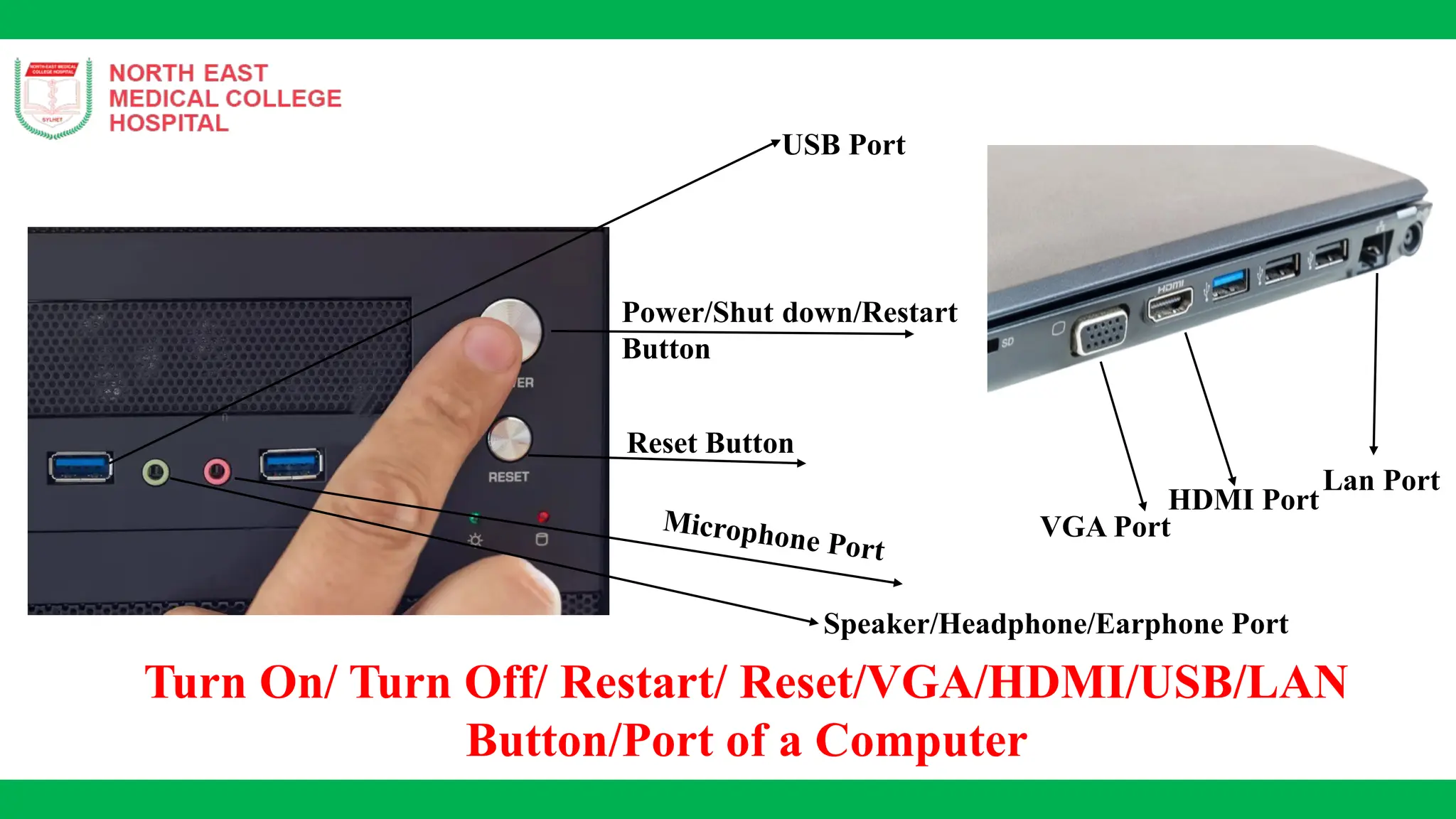 basic parts of a computer and laptop materials | PPT