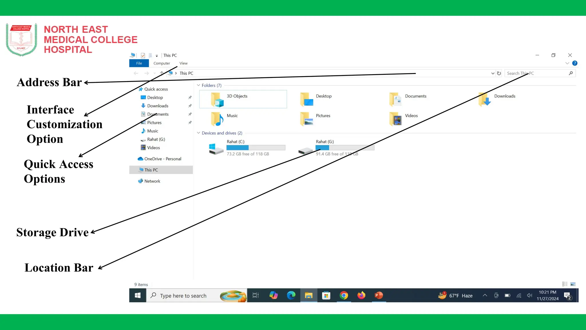 basic parts of a computer and laptop materials | PPT