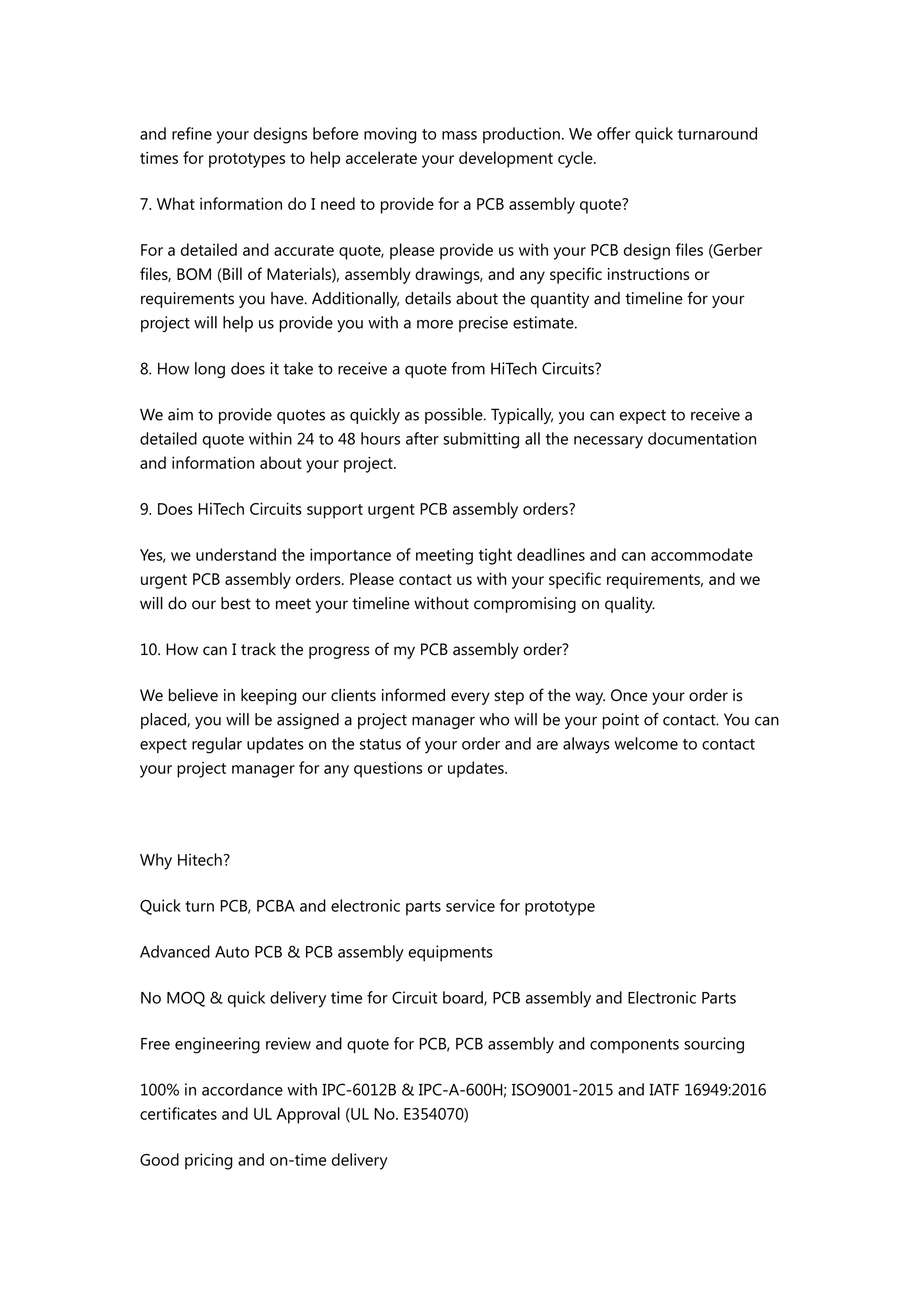 PCB Assembly Manufacturer Factory China.docx