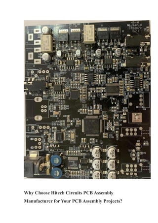 PCB Assembly, PCB Manufacturing & Electronic Assembly service ...