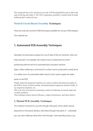 PCB Assembly, PCB Manufacturing & Electronic Assembly service ...
