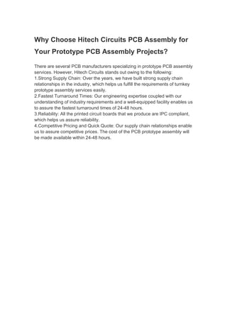 PCB Assembly Prototypes Manufacturer.pdf