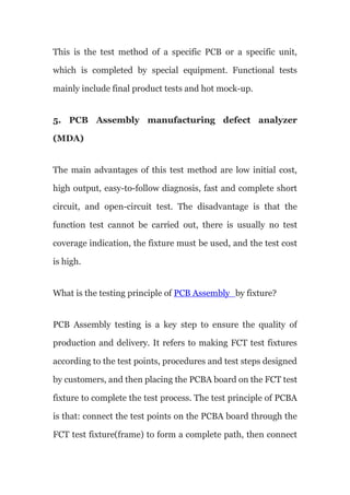 PCBA Testing--Hitech Circuits Co., Limited | PDF