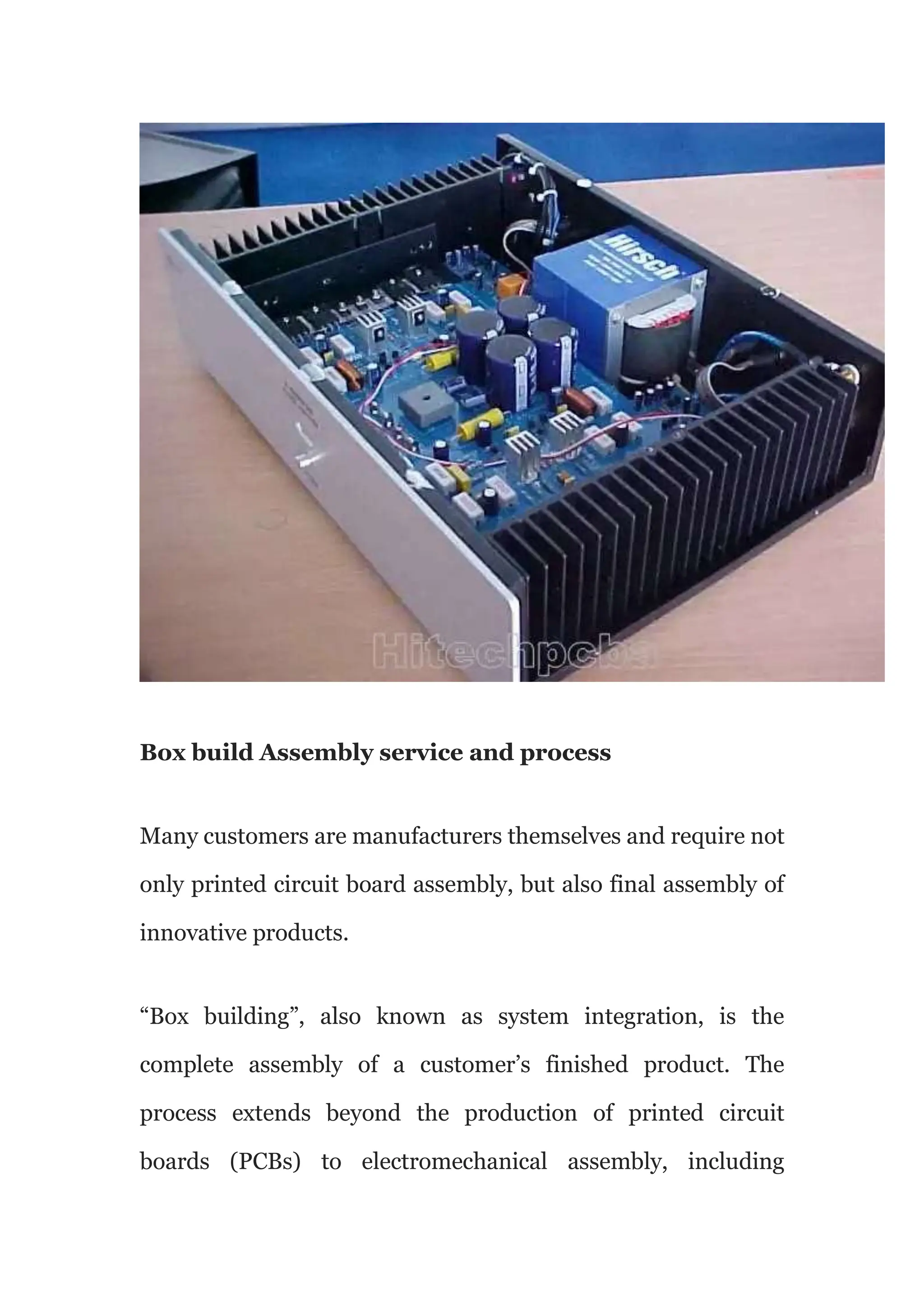 PCB Box Build Assembly -- Hitech Circuits | DOCX
