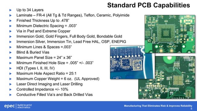 PCB Capabilities | PPTX | Manufacturing Industry | Industries