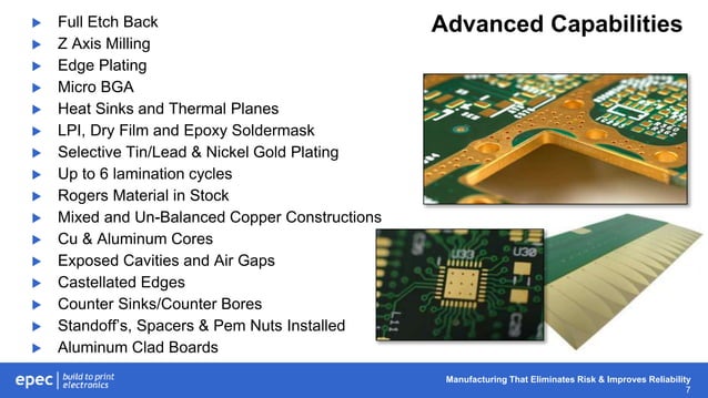 PCB Capabilities | PPTX | Manufacturing Industry | Industries
