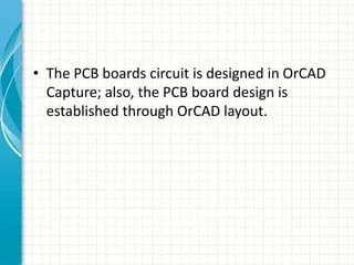 Pcb circuit design for a gate driver | PPTX