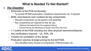 PCB Design and Layout - Checklist of What You Need Before You Start | PPT