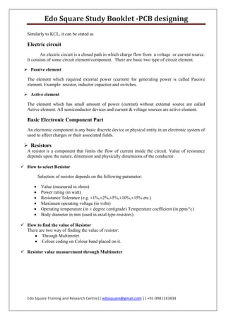 Introduction to PCB Designing Tutorial | PDF