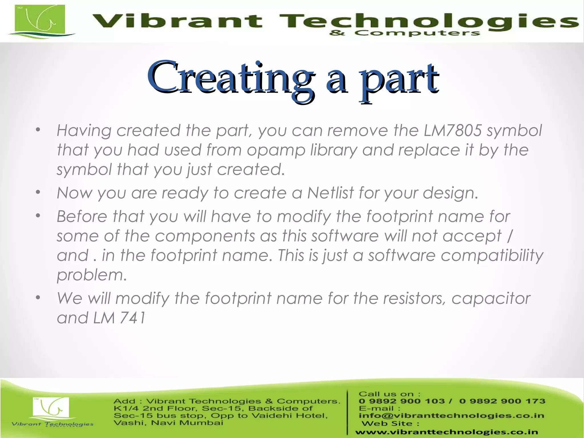PCB DESIGN - Introduction to PCB Design Library Creation | PPT