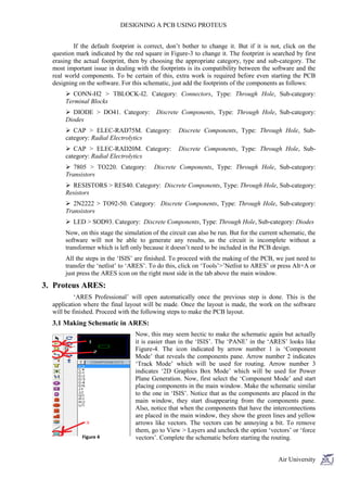 Pcb design using proteus | PDF