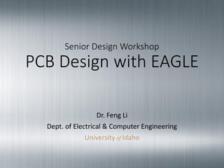 PCB Design with EAGLE software interactions.PDF