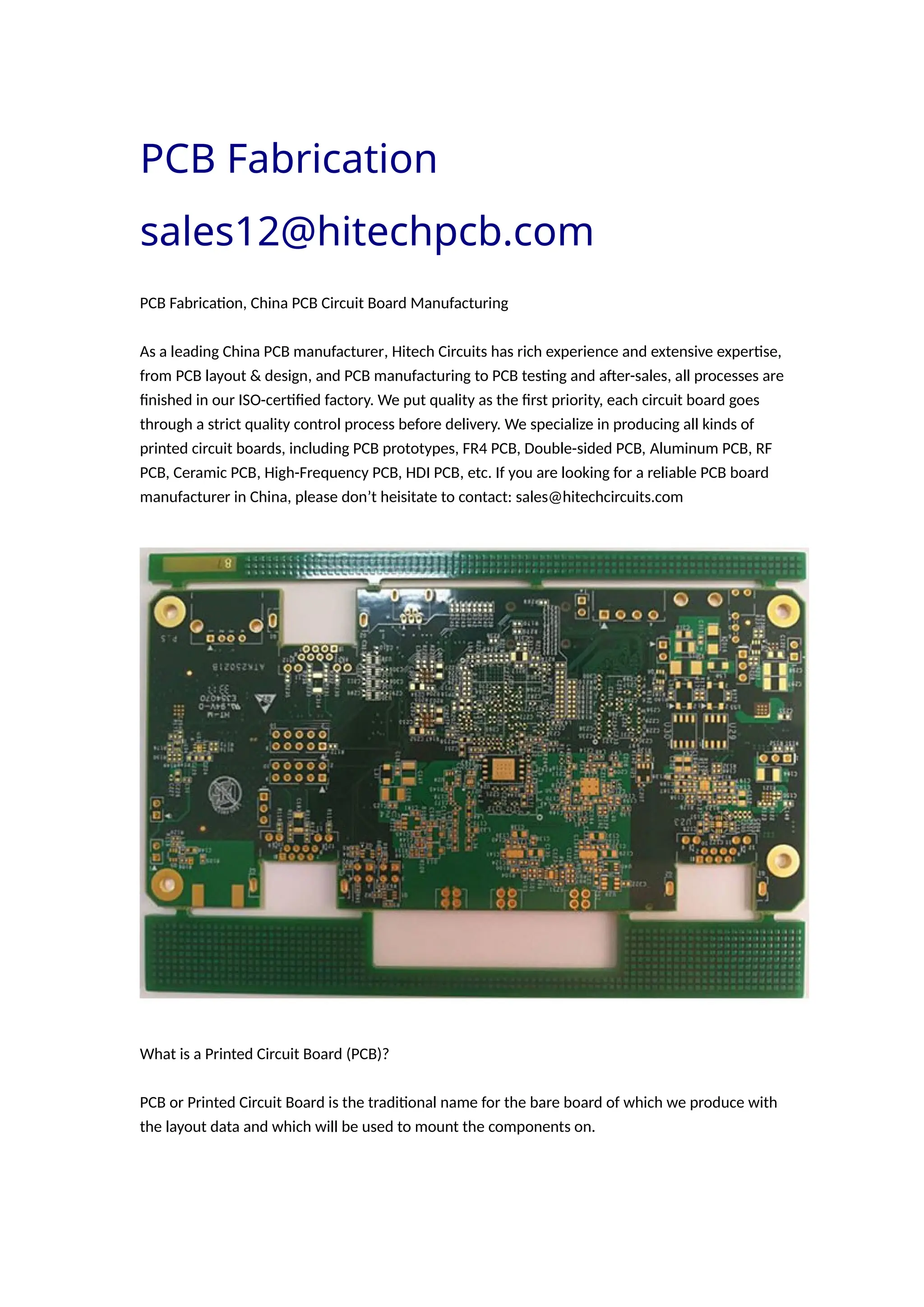 PCB Fabrication Trusted Suppliers To Grow Your Business Faster! | DOCX