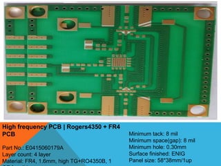 PCB Fabrication at EFPCB | PPT