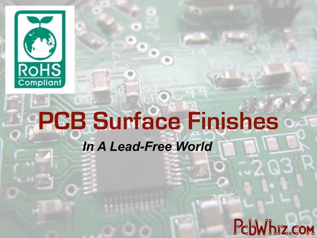 PCB Surface Finishes | PDF | Chemistry | Science