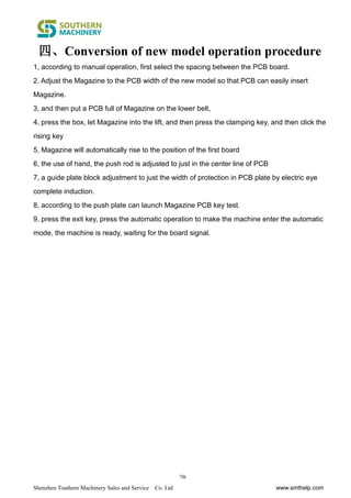 Full Automatic Pcb loader Operation manual | PDF