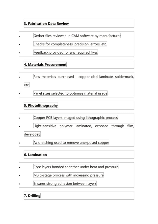 PCB Manufacturing Process | PDF