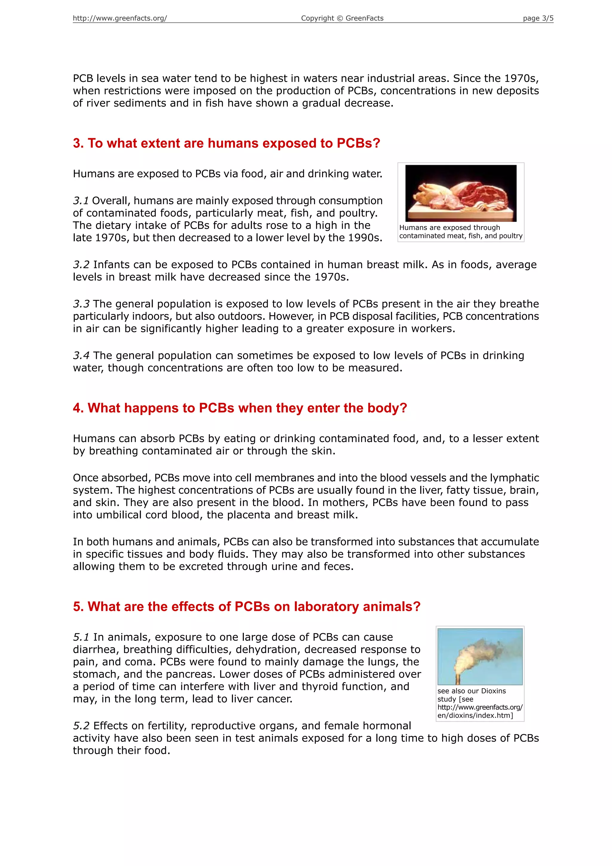 PCBs Polychlorinated biphenyls | PDF