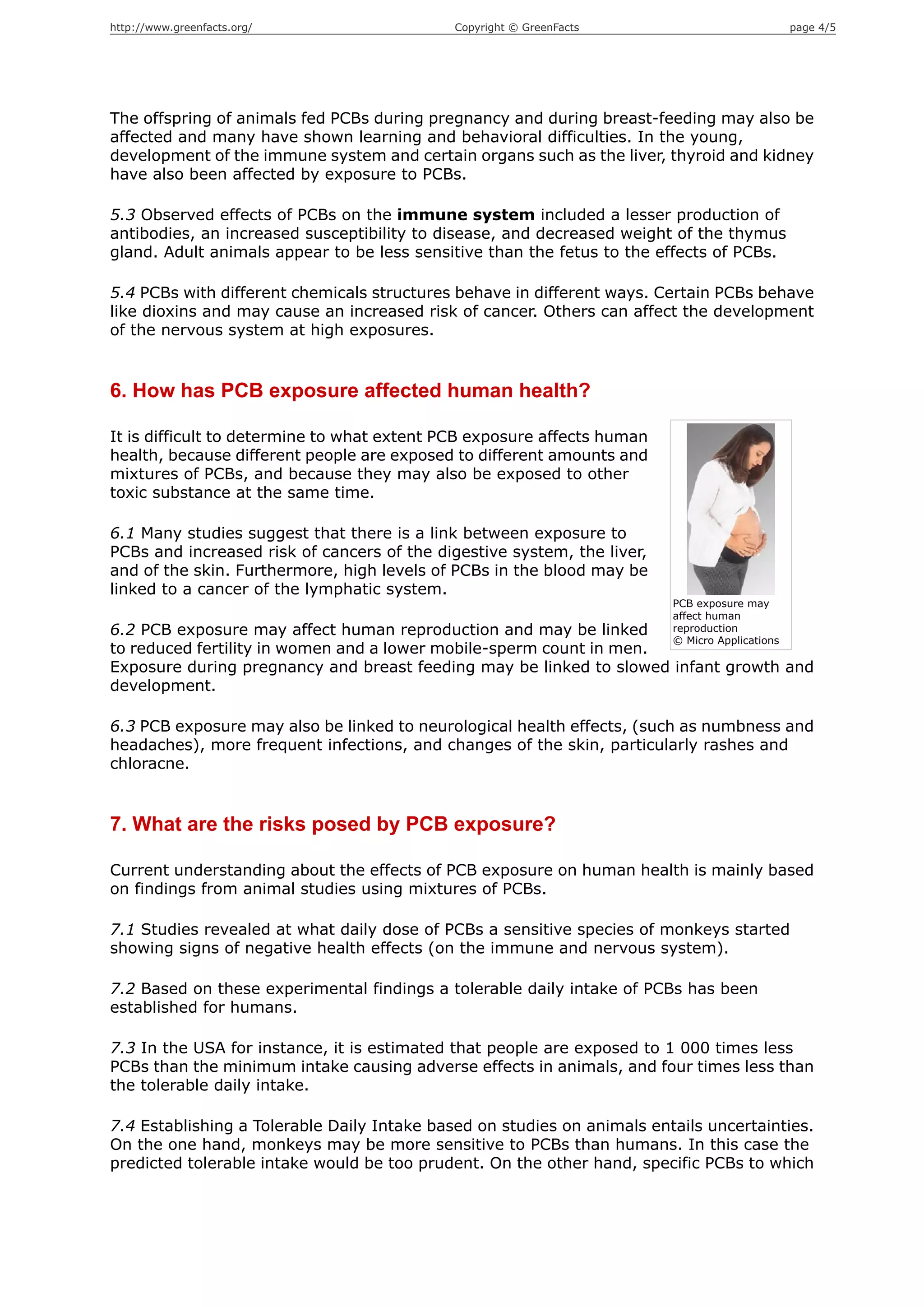 PCBs Polychlorinated biphenyls | PDF