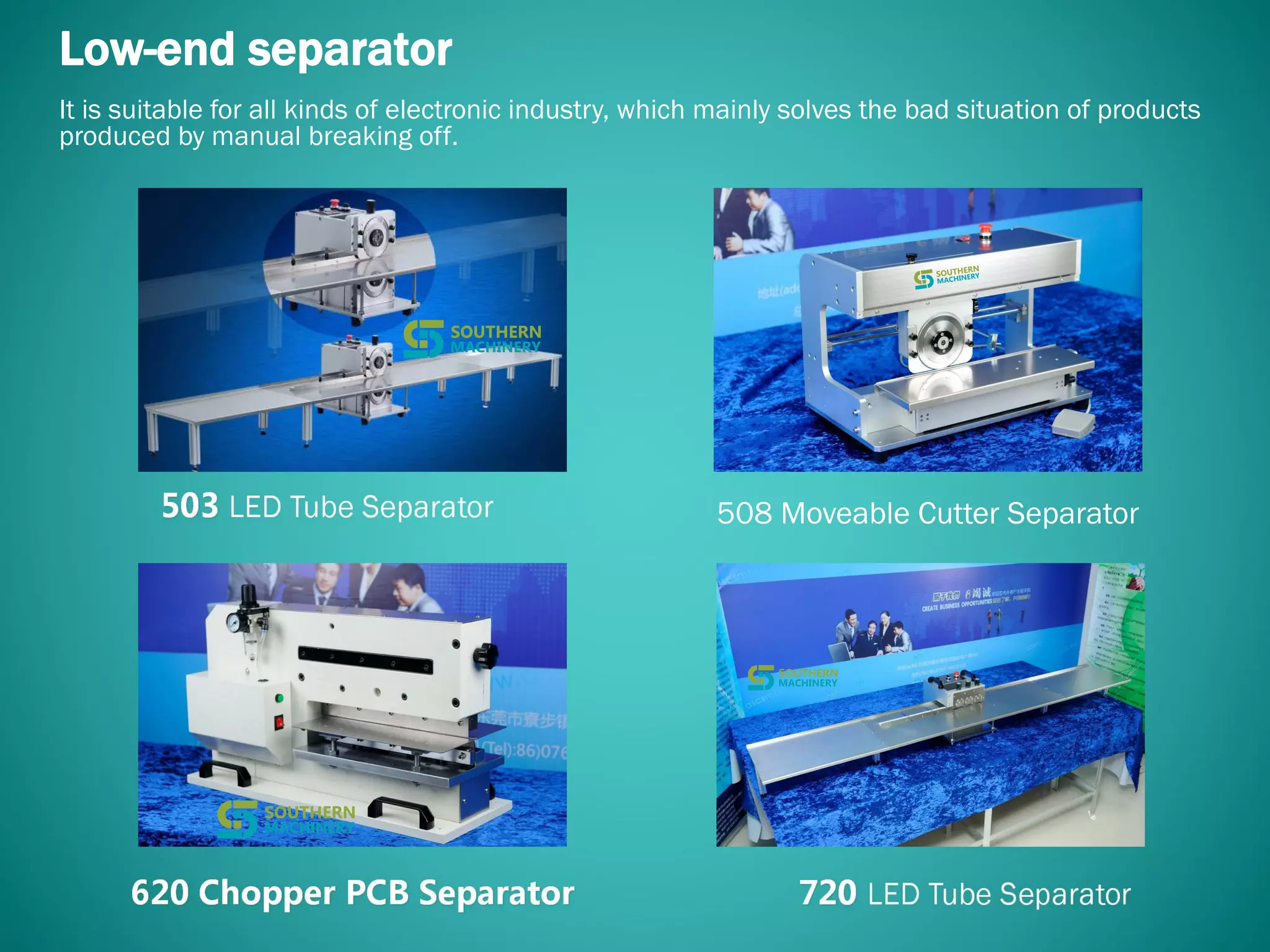 Pcb separator series from souther machinery | PPT