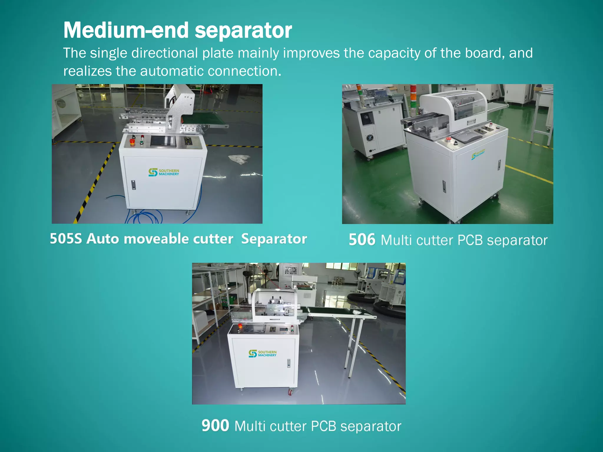 Pcb separator series from souther machinery | PPT
