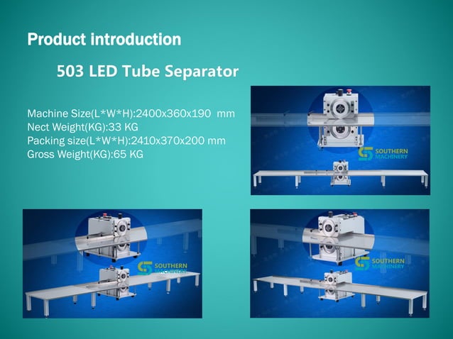 Pcb separator series from souther machinery | PPT