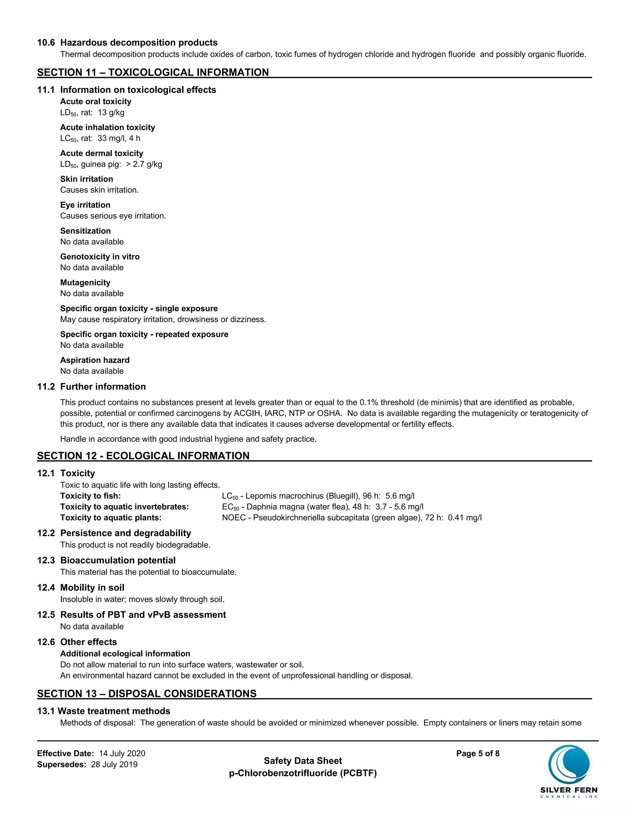 Best Solvent Pcbtf SDS | PDF