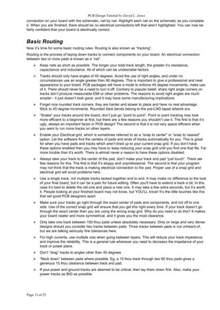pcb_tutorial on pcb design process described | PDF