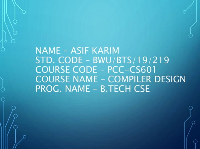 PCC-CS601.pptx | Computing | Technology & Computing