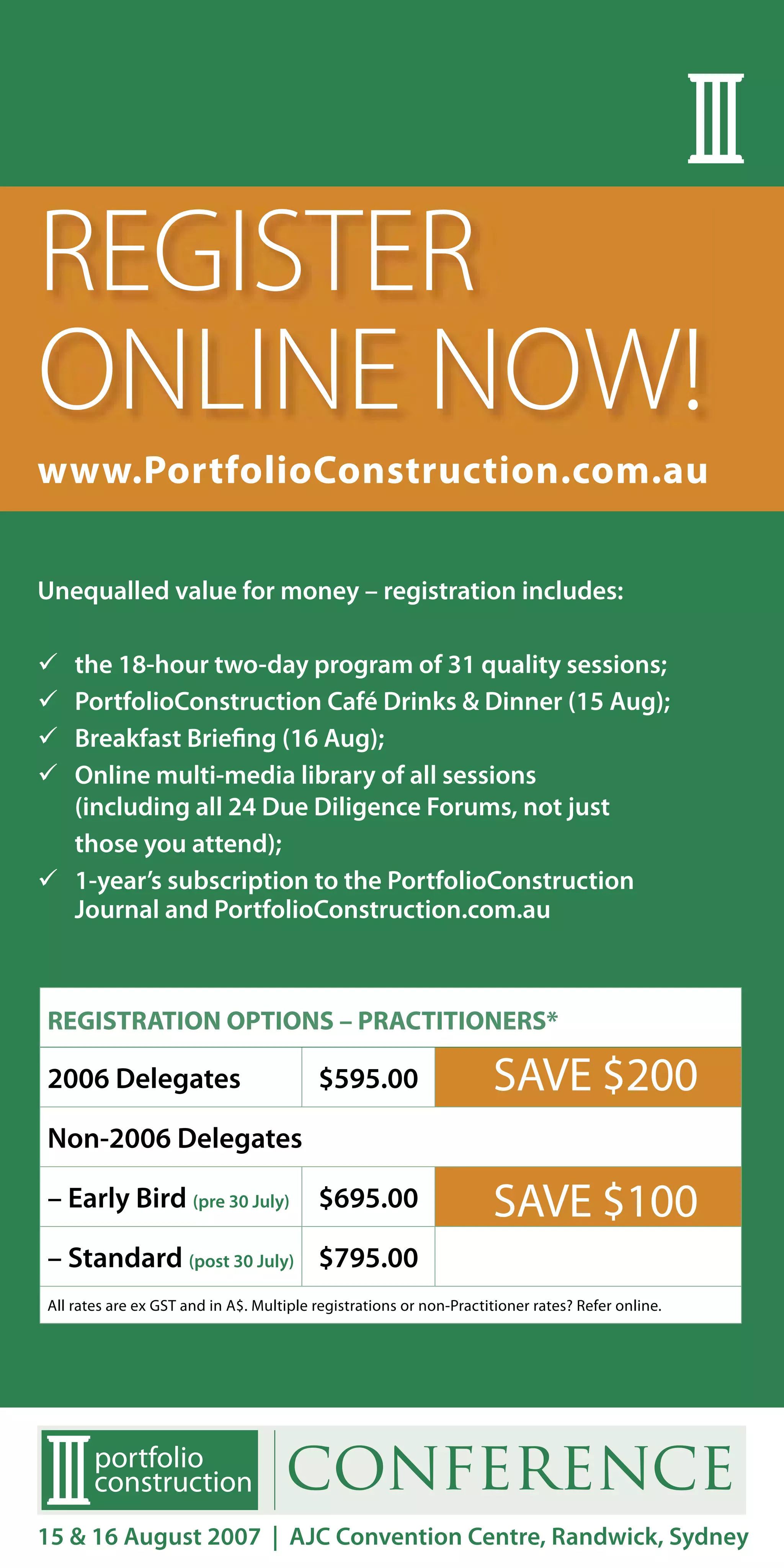 Portfolio Construction Forum 2007 | PDF