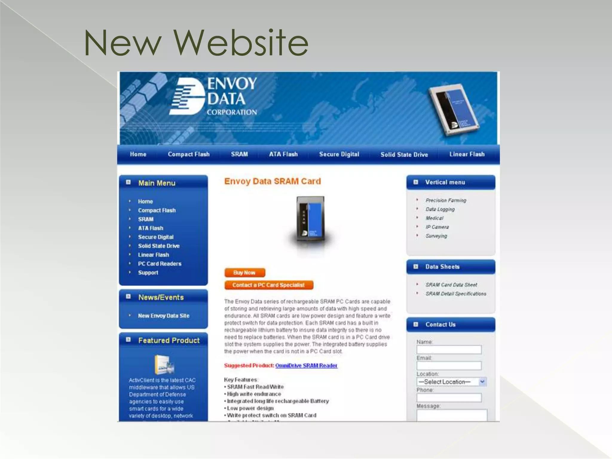 Envoy Data Background | PPT