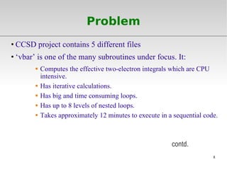 Parallelization of Coupled Cluster Code with OpenMP | PPT