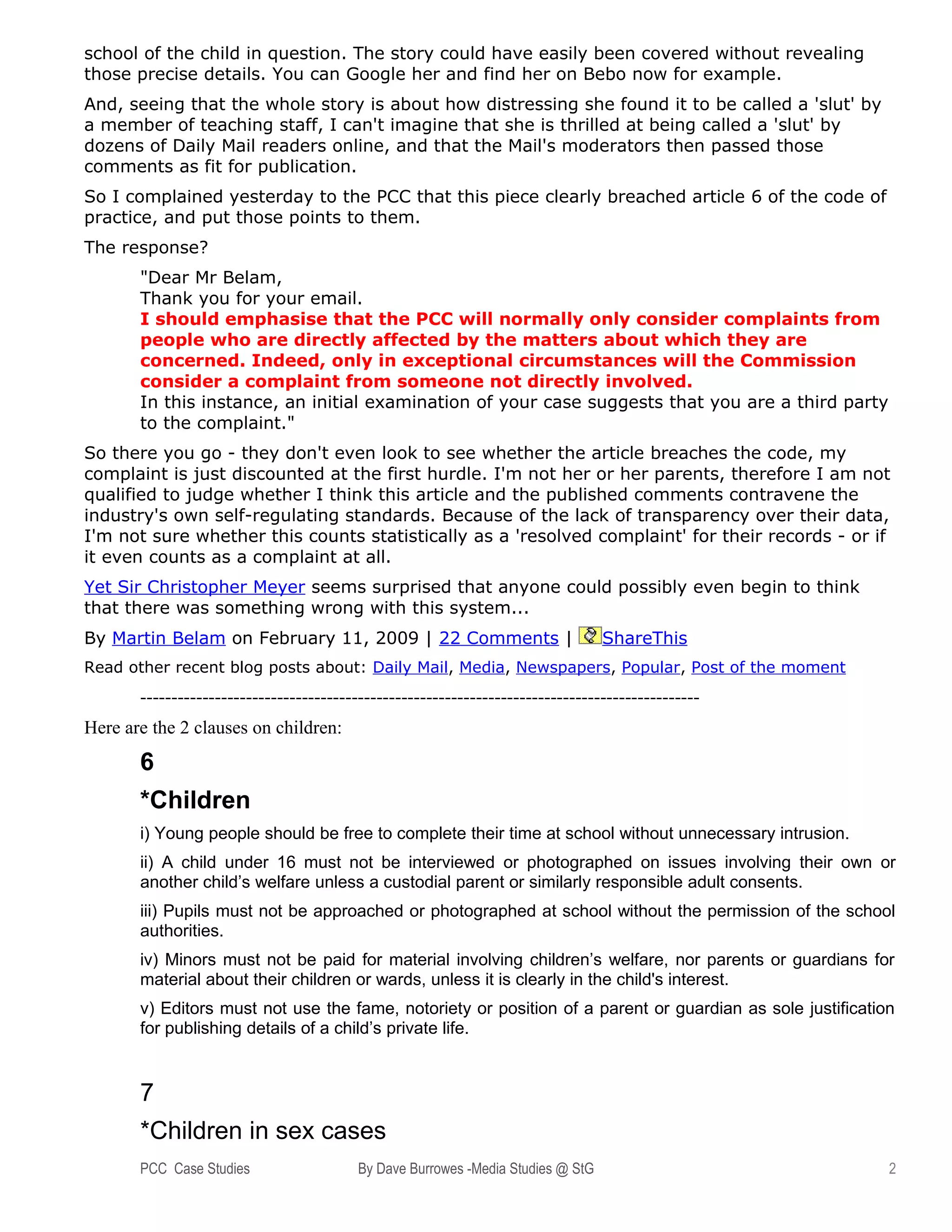 PCC case studies | DOC